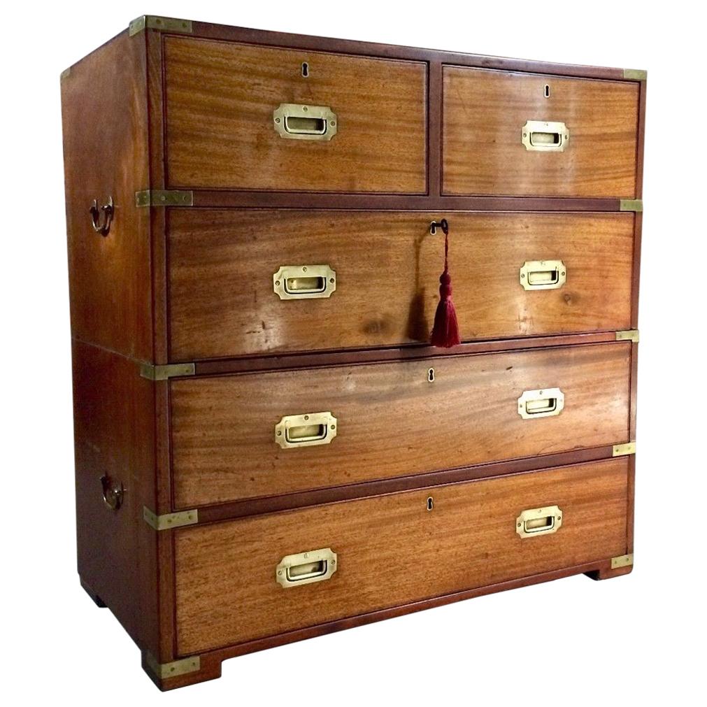Campaign Commodes and Chests of Drawers - 75 For Sale at 1stdibs