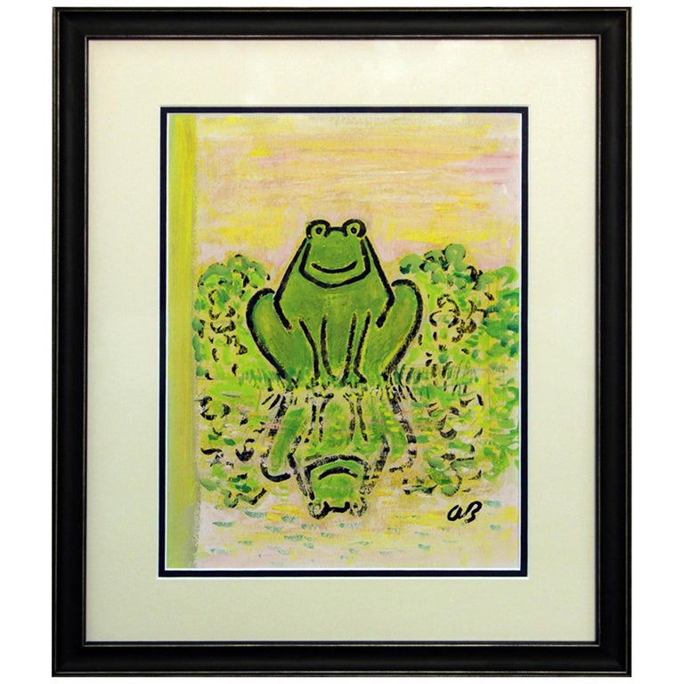 Rare Midcentury New Yorker Cover of a Glorious Frog by Abe Birnbaum at ...