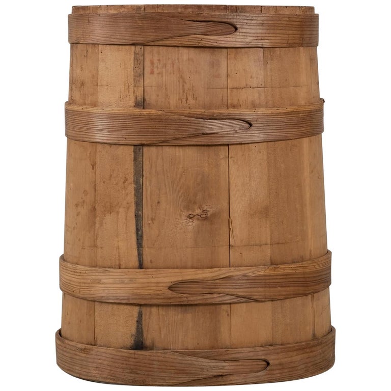 Primitive Solid Spruce Bucket, Italy, circa 1800 For Sale at 1stdibs