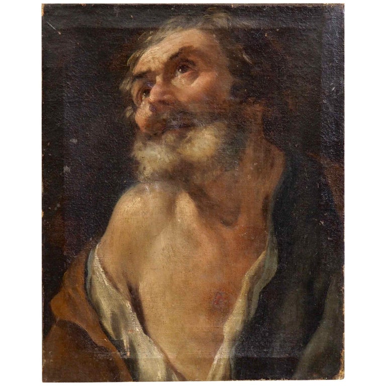 Italian Old Master Painting, 17th Century, Oil on Canvas For Sale at ...