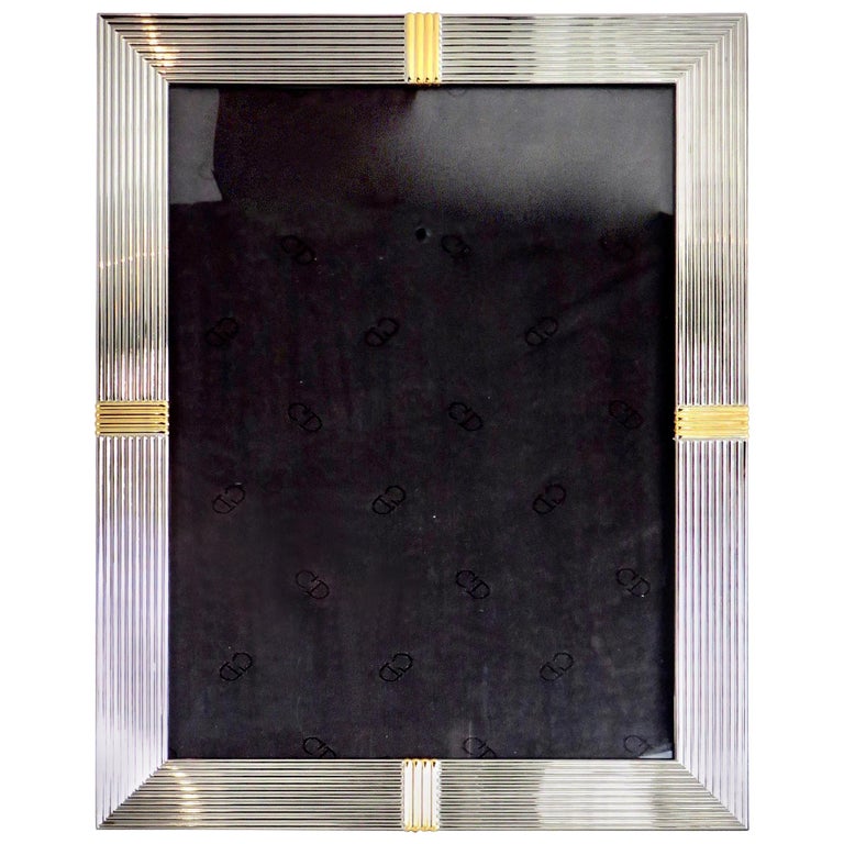 Christian Dior Silver Plate French Picture Frame Signed Christian Dior ...