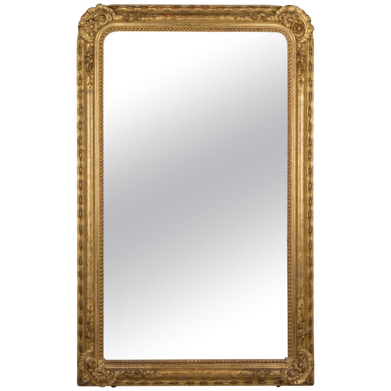 19th Century French Gilt Mirror at 1stDibs