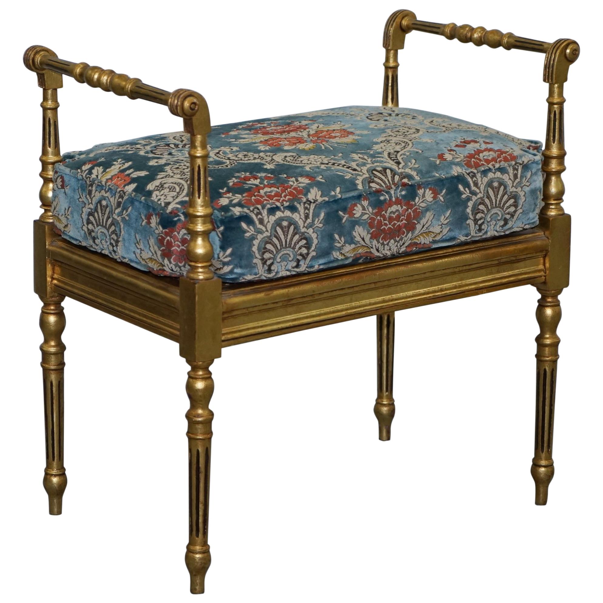 Antique Regency Mahogany Window Seat Hall Bench at 1stDibs