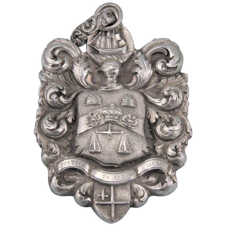 George IV Silver Sea-Coal Meter Badge, England, 1824 For Sale at 1stDibs
