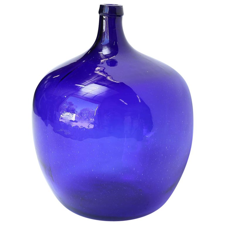 Antique French Blue Demijohn at 1stDibs | cobalt blue demijohn, blue ...