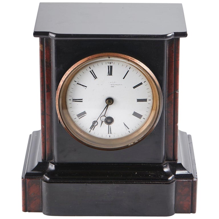 Antique Victorian 8 Day Marble Mantel Clock For Sale at 1stDibs ...