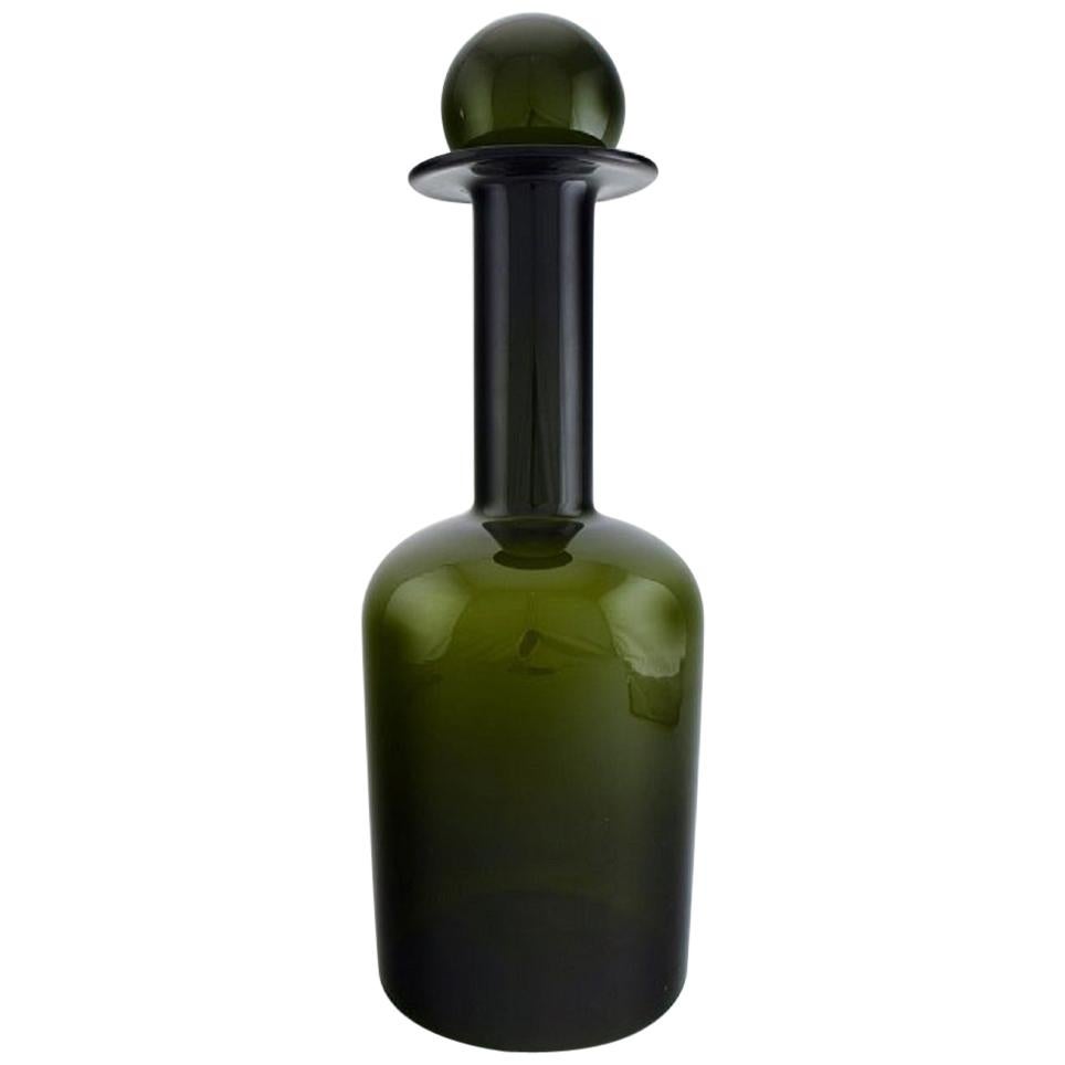 Holmegaard Huge Vase or Bottle with Lid in the Shape of Ball, Otto ...