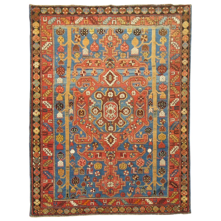 Antique Caucasian Kuba Rug at 1stDibs