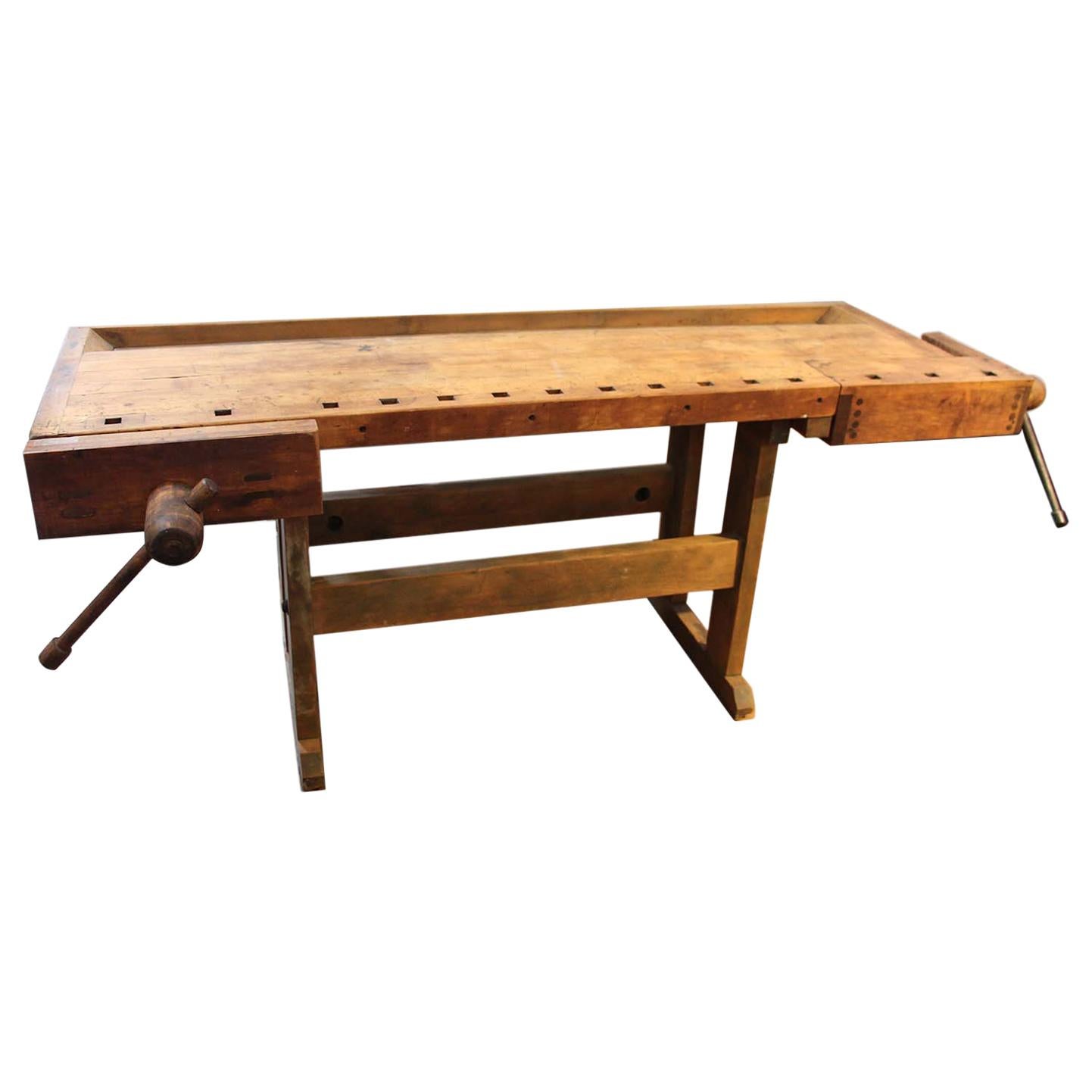 Antique Maple Work Bench or Desk at 1stDibs
