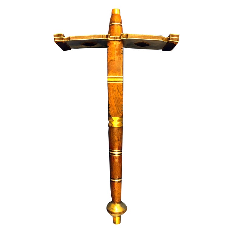 Ornate Antique Moroccan Sugar Hammer - Etched Tuareg Silver For Sale at ...