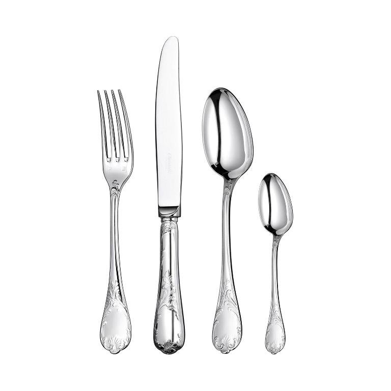 Christofle Flatware "Marly" Silver Plated 63 Pieces at 1stDibs | marly ...