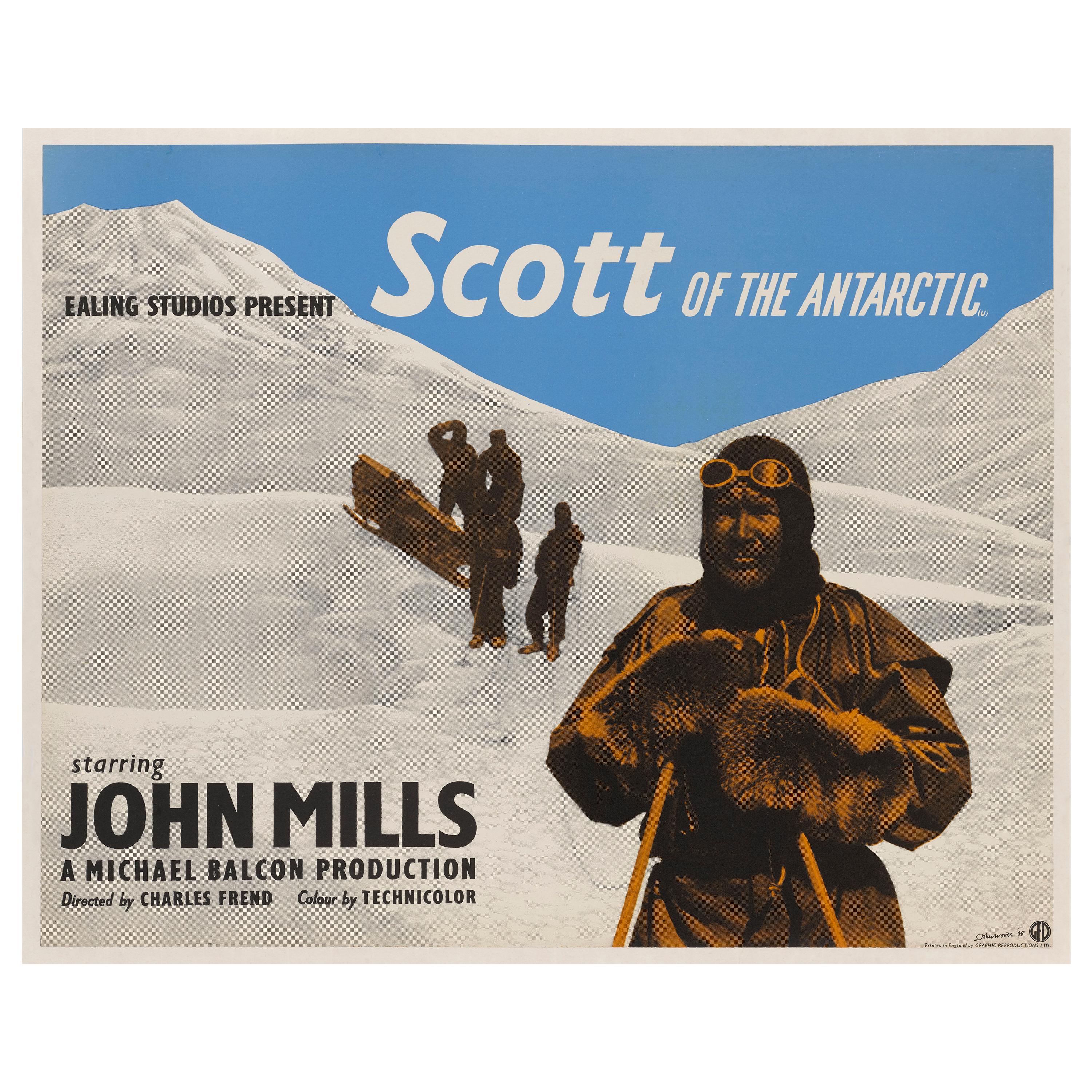 "Scott of the Antarctic" Film Poster For Sale at 1stDibs