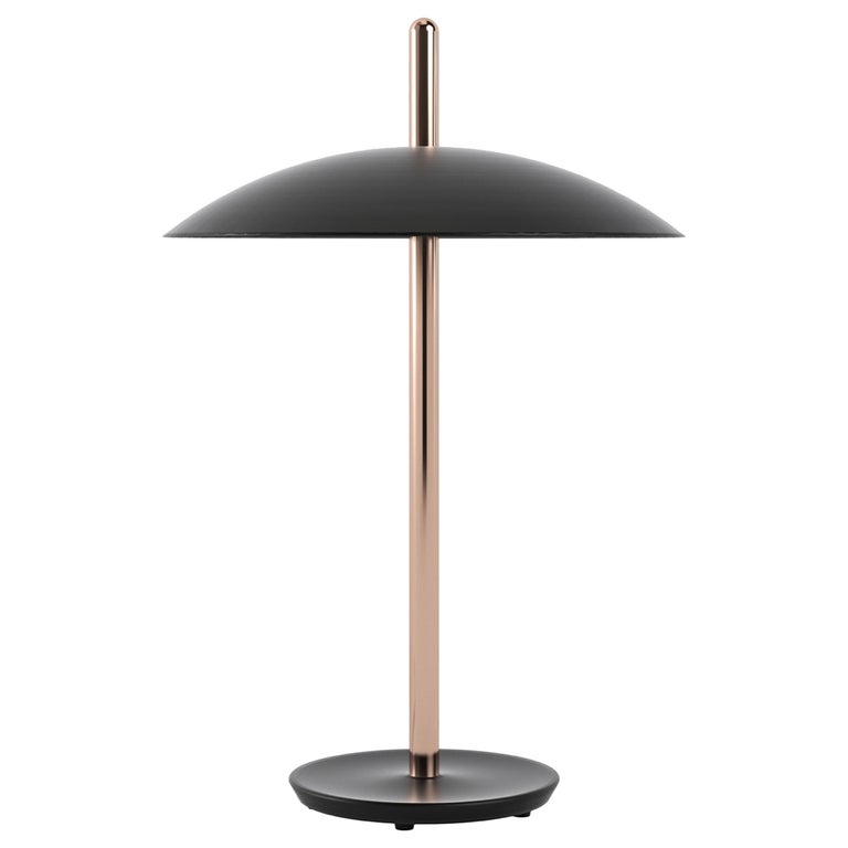 Signal Table Lamp from Souda, Black and Copper, Made to Order For Sale ...