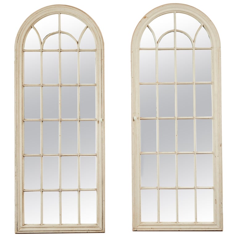 Antique Window Pane Mirrors For Sale at 1stDibs