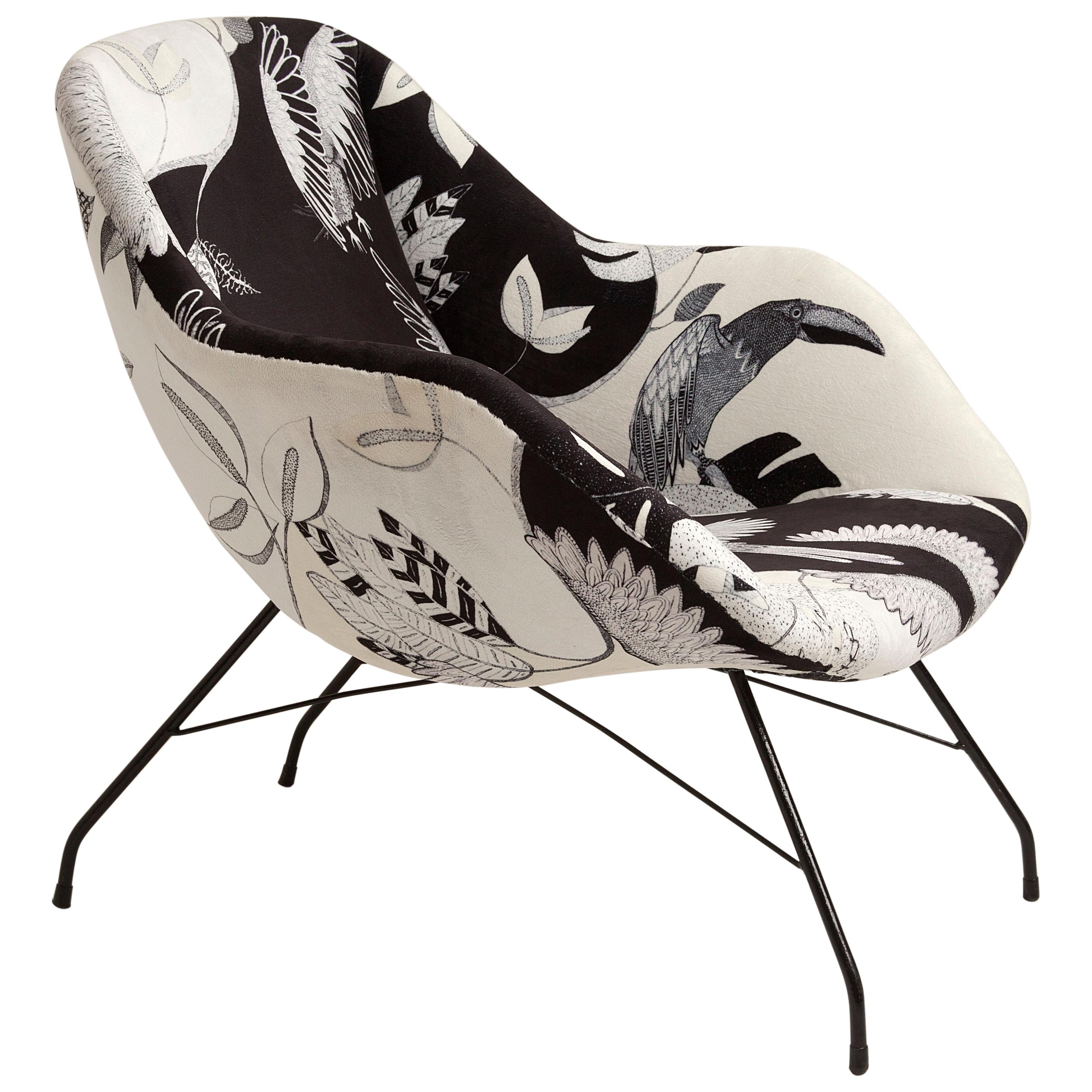 Mid-Century Modern Concha Armchair by Carlo Hauner and Martin Eisler ...