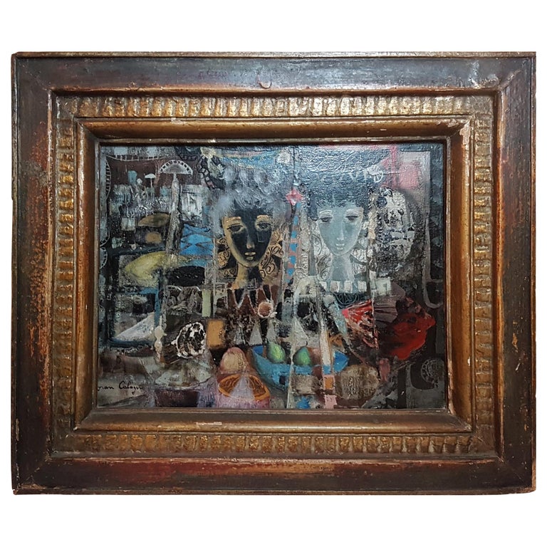 Jean Calogero, Oil Con Canvas, circa 1950 at 1stDibs