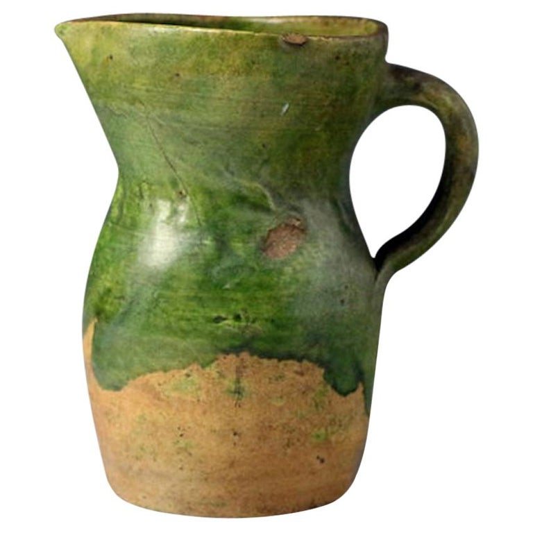 Border Ware Post Medieval Earthenware Jug, 16th Century at 1stDibs