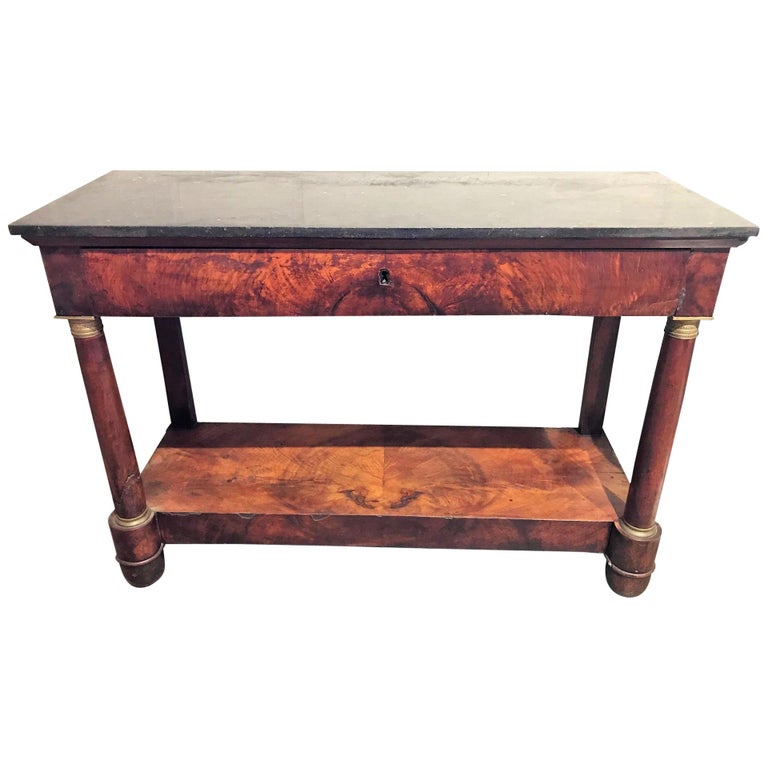 19th Century French Empire Console Table at 1stDibs
