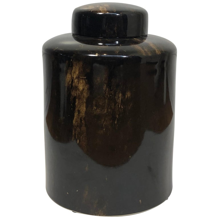 Tozai Home Porcelain Tortoise Jar at 1stDibs