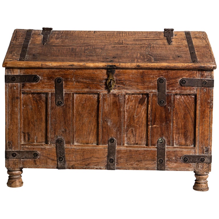 Wooden Chest at 1stDibs