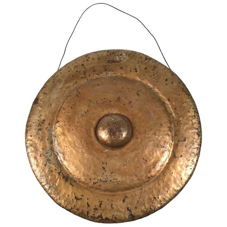 Buddhist Temple Gong 34 " Diameter at 1stDibs
