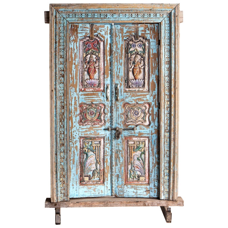 Impressive Set of Indian Doors with Surround at 1stDibs