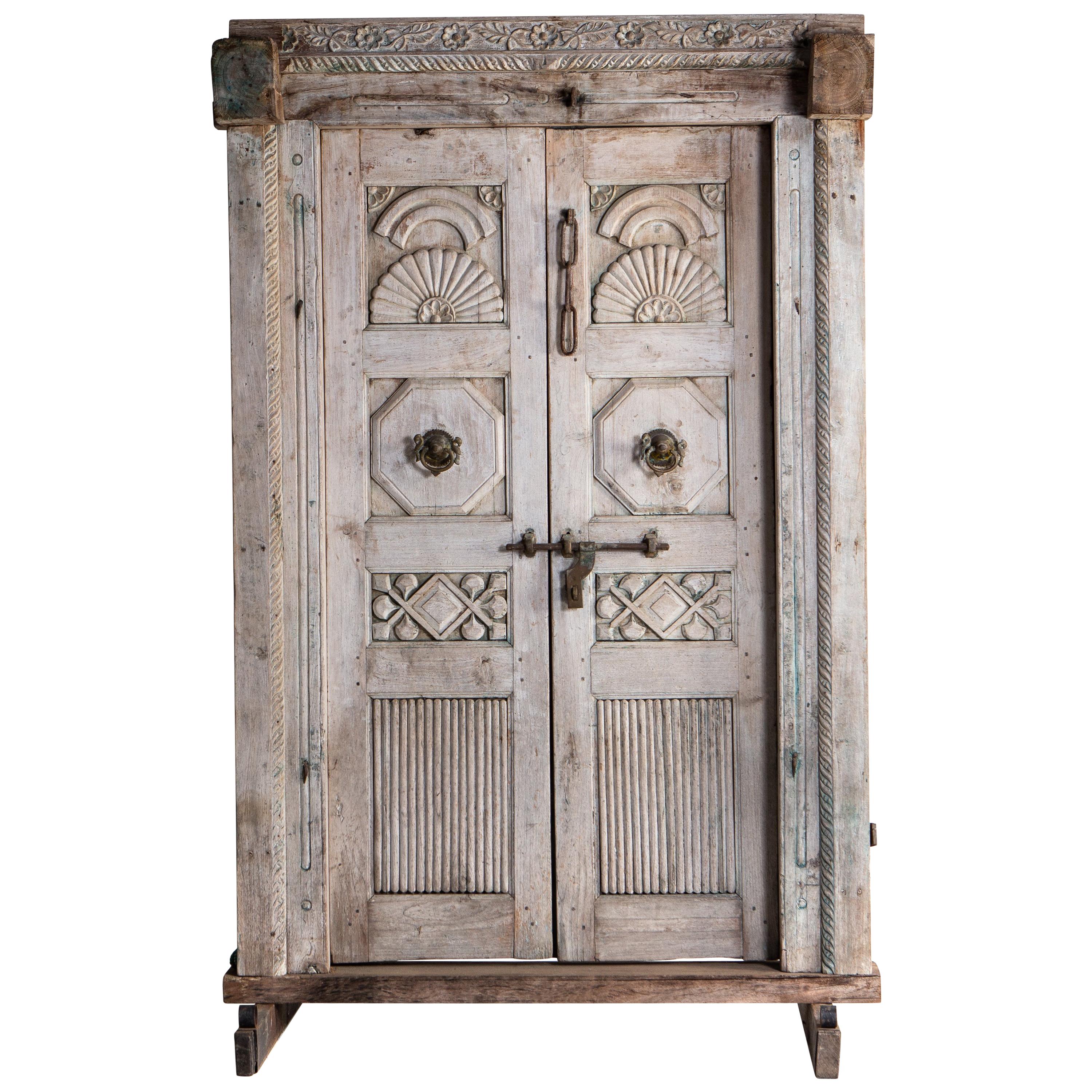 Impressive Set of Indian Doors with Surround at 1stDibs