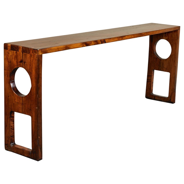 18th Century Chinese Ribbon Table with Dovetail Top at 1stDibs