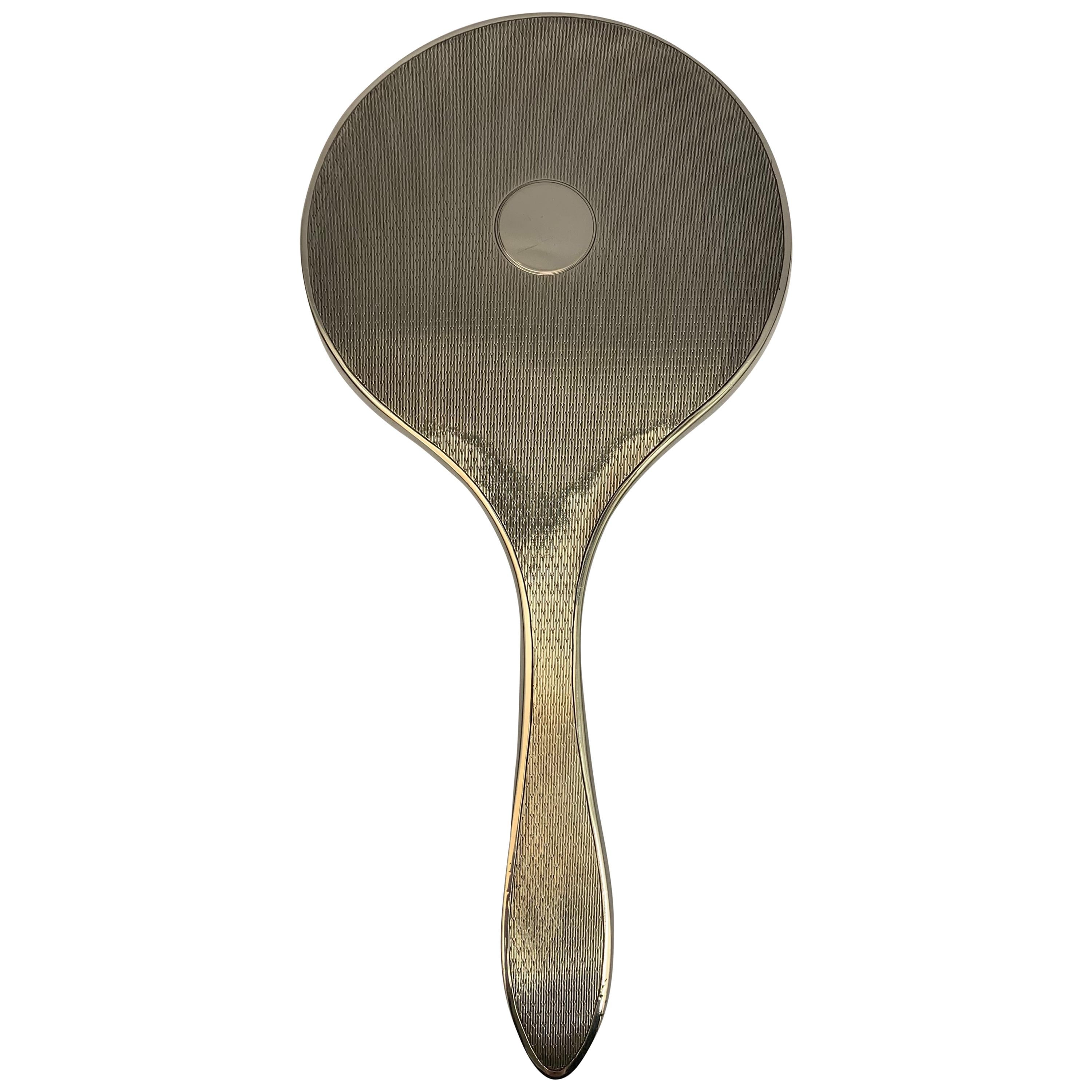 Art Deco Silver Hand Mirror For Sale at 1stDibs | art deco hand mirror