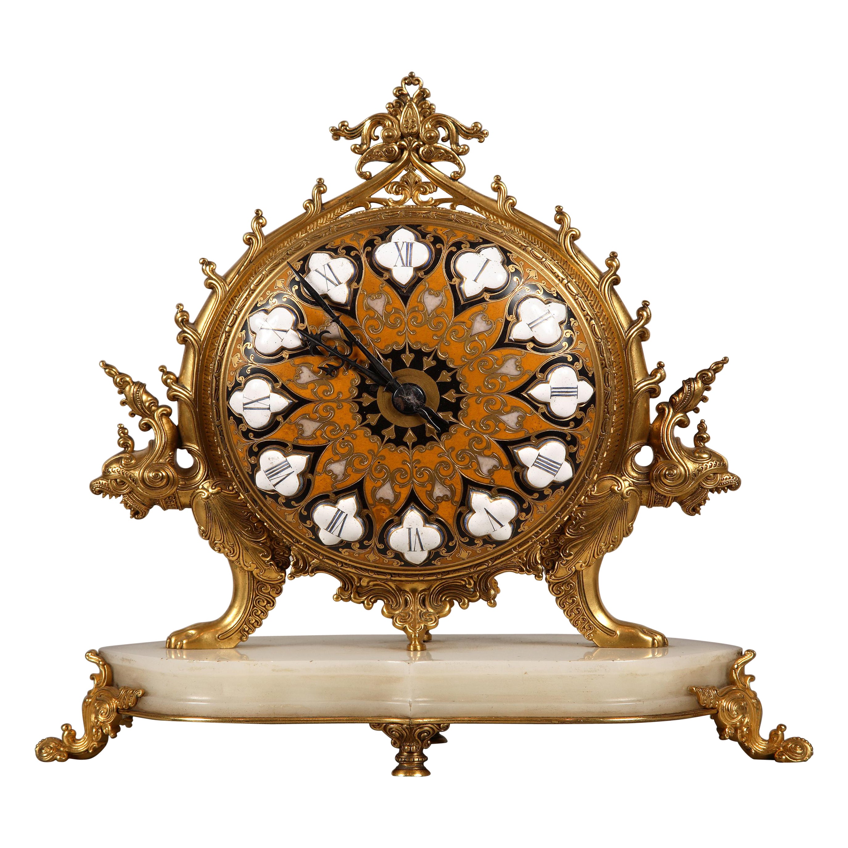 Barbedienne French Clock, circa 1880 For Sale at 1stDibs