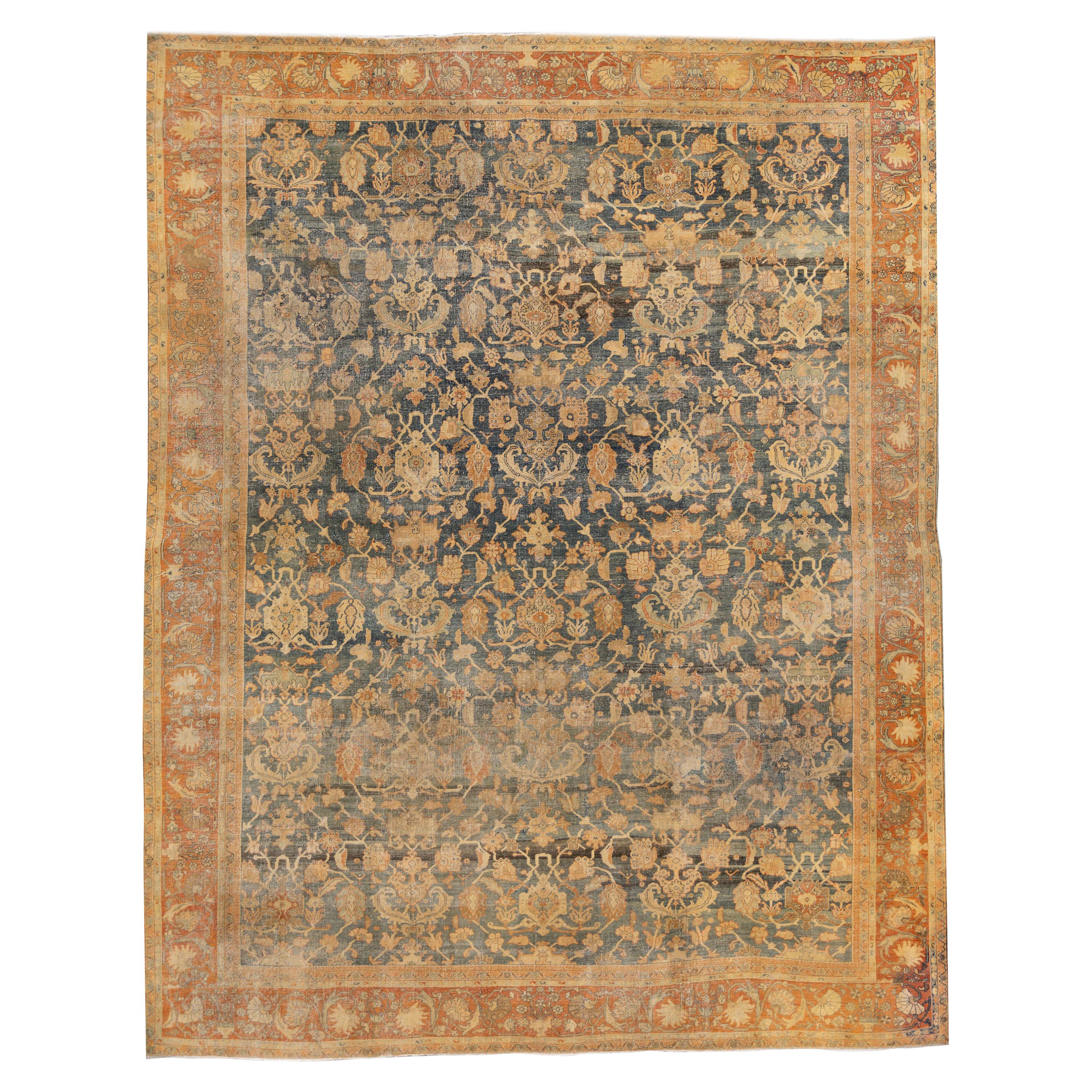 Antique Persian Farahan Rug at 1stDibs
