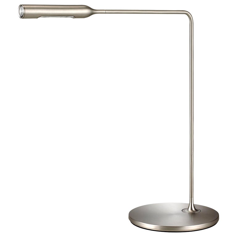 Lumina Flo Desk Lamp in Brushed Nickel by Foster+Partners For Sale at ...
