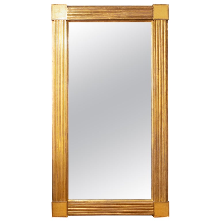 Pair of Large Gilt American Federalist Mirrors For Sale at 1stDibs