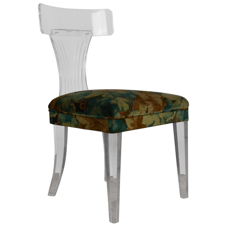Lucite Accent Chair For Sale at 1stDibs
