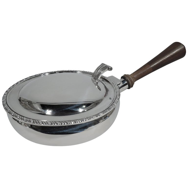 Traditional Georgian-Style Sterling Silver Silent Butler at 1stDibs