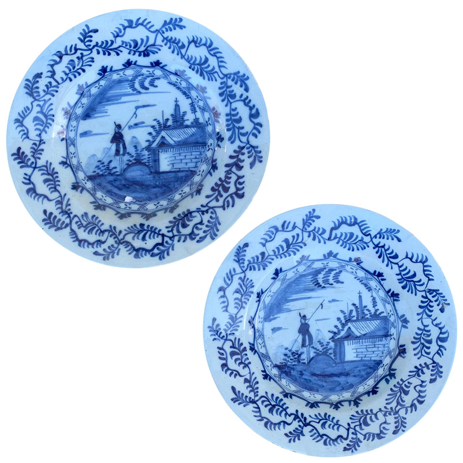 Fisherman Porcelain - 4 For Sale on 1stDibs