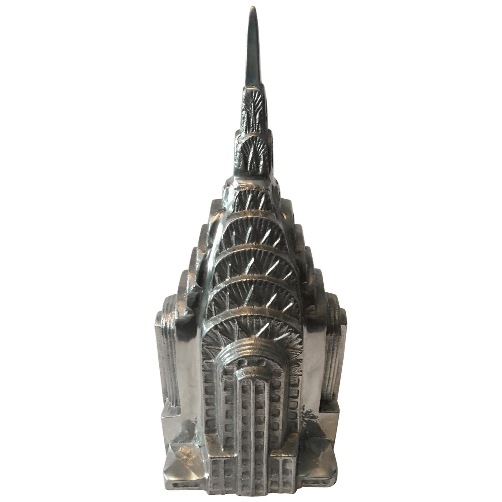 New York Souvenir Chrysler Building Top Made of Aluminum from the 1970s ...