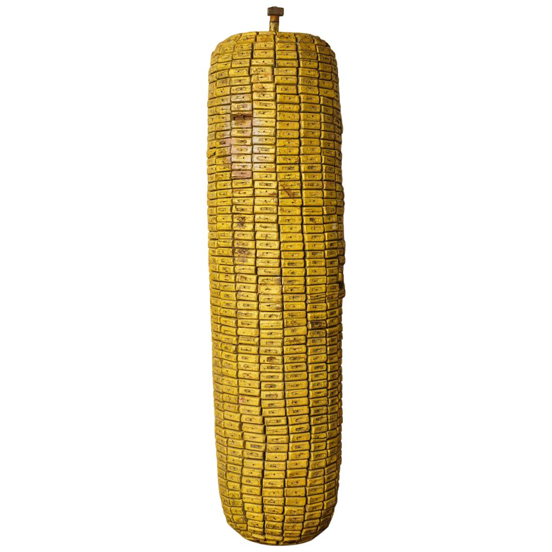 Massive 'Ear of Corn' Folk Art Sculpture at 1stDibs | cornfolk