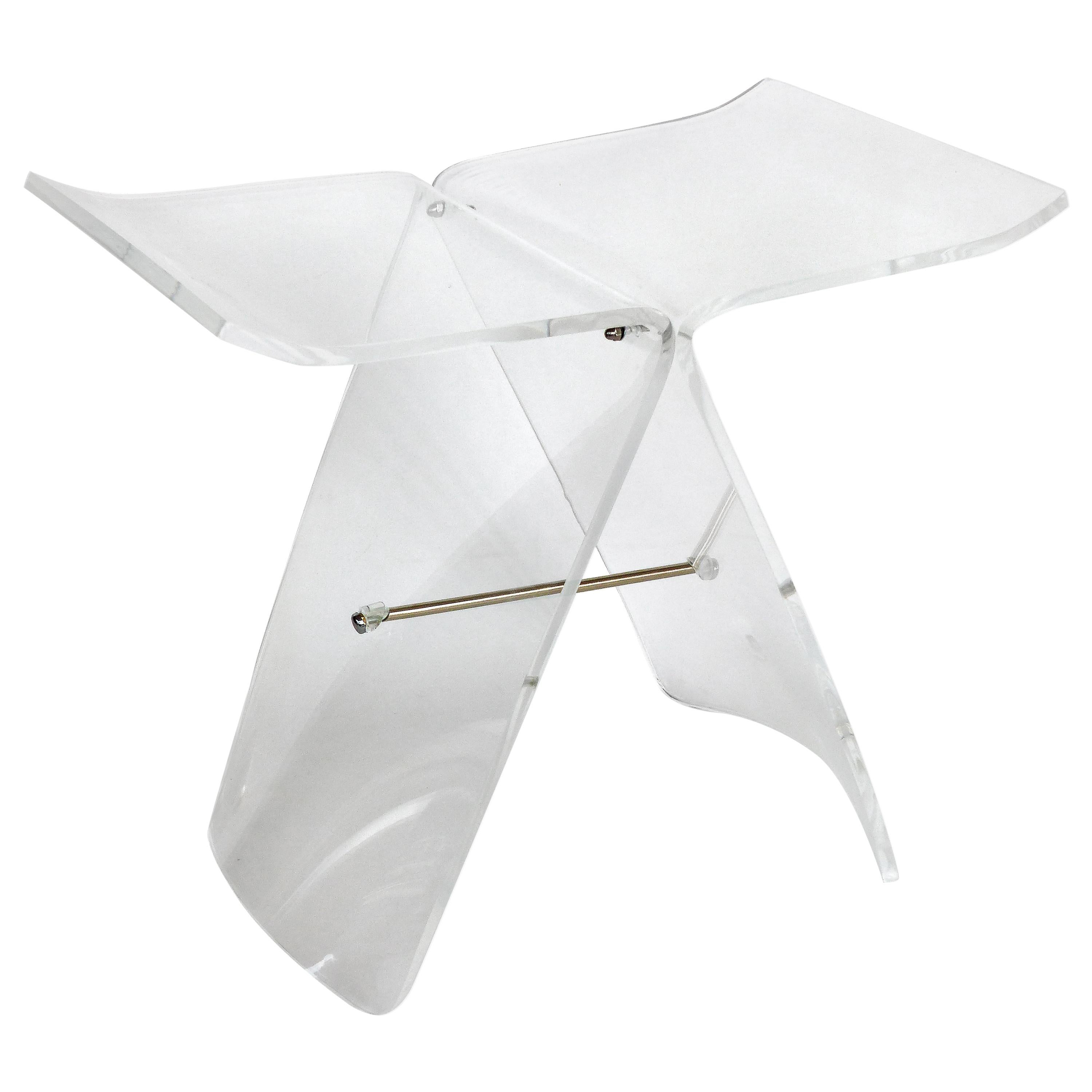 Lucite Butterfly Stool after the Original Bentwood Stool by Sori Yanagi ...