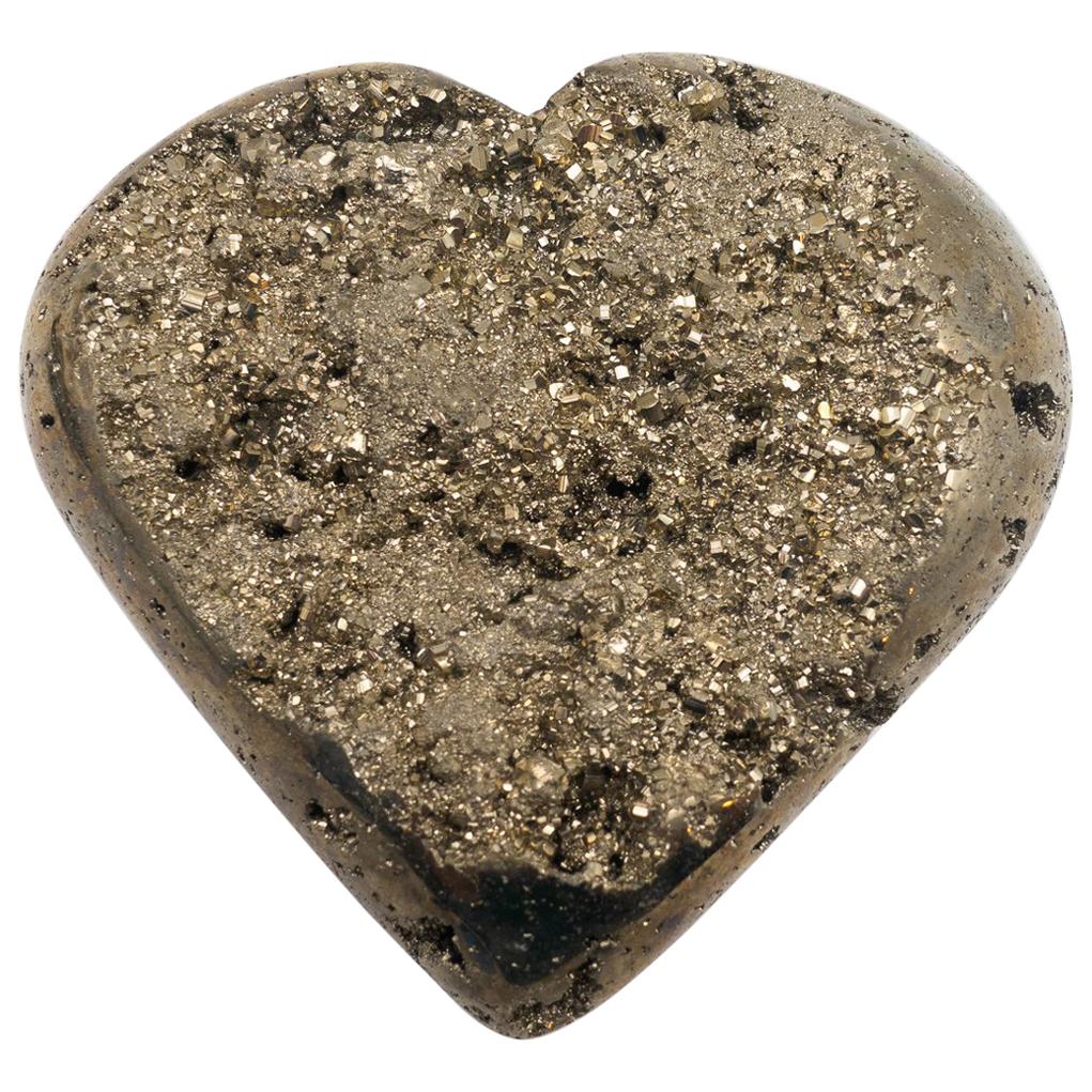 Large Pyrite Valentine's Day Heart at 1stDibs