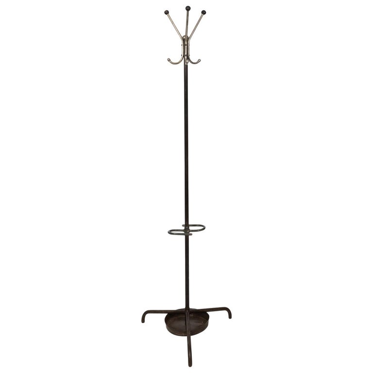 Vintage Metal Coat Rack, circa 1950s For Sale at 1stDibs
