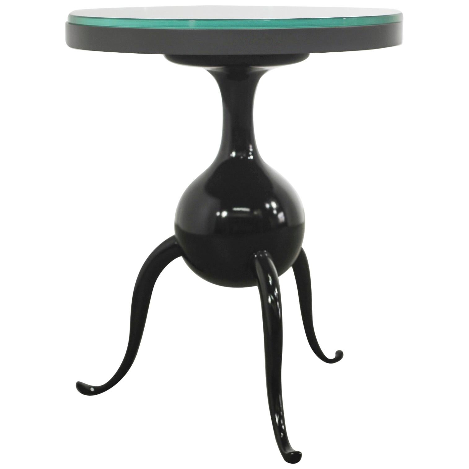 Contemporary Scroll Leg Table For Sale at 1stDibs