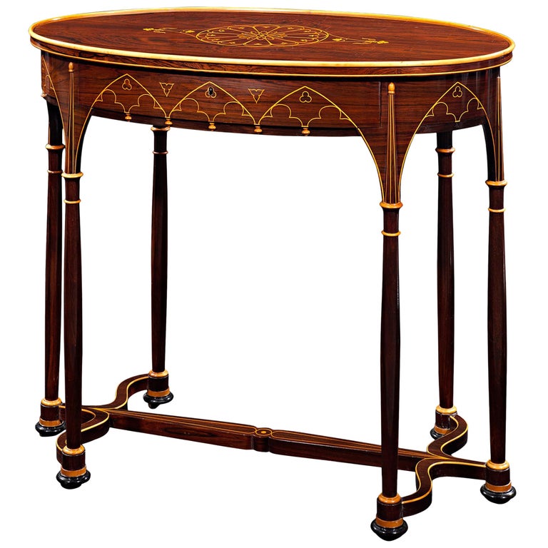 Charles X Rosewood Side Table at 1stDibs