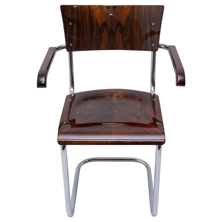 Modernist B43 Tubular Desk Chair by Mart Stam, 1950s For Sale at 1stDibs