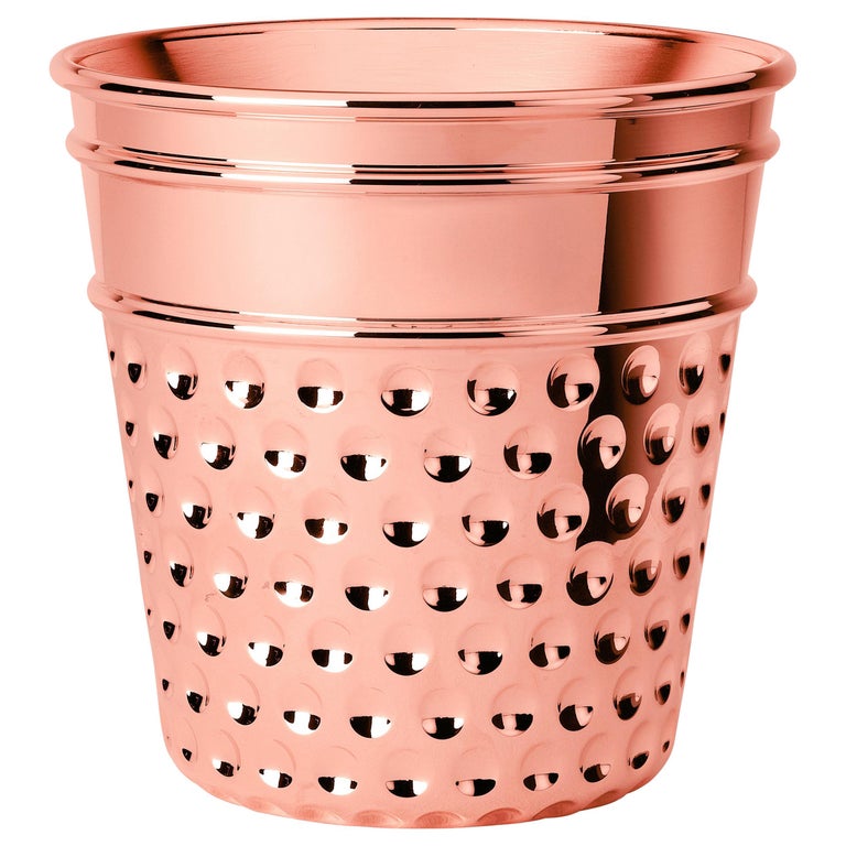 Ghidini 1961 Thimble Ice Bucket in Copper by Studio Job For Sale at 1stDibs