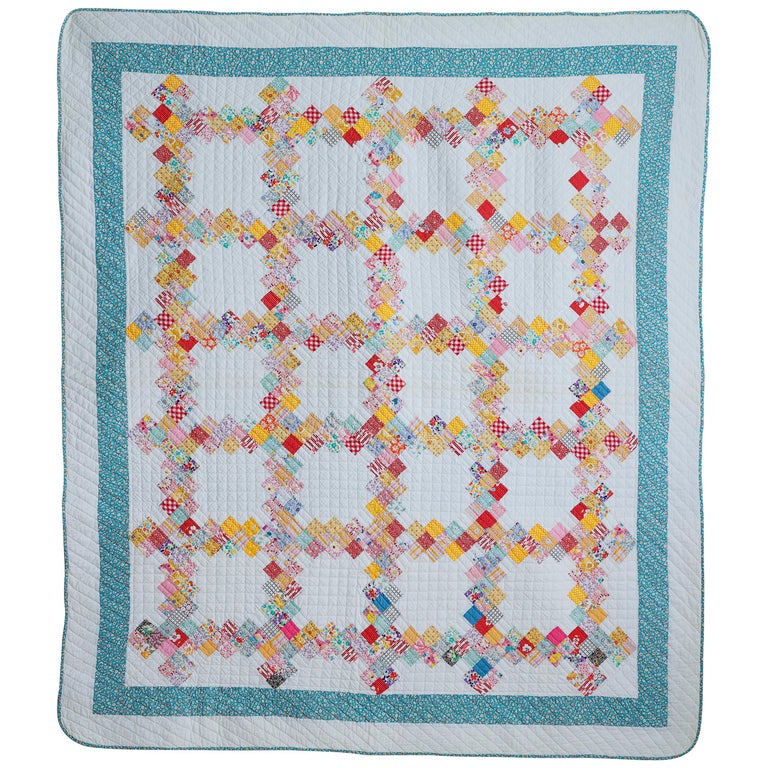 Vintage Patchwork Quilt at 1stdibs