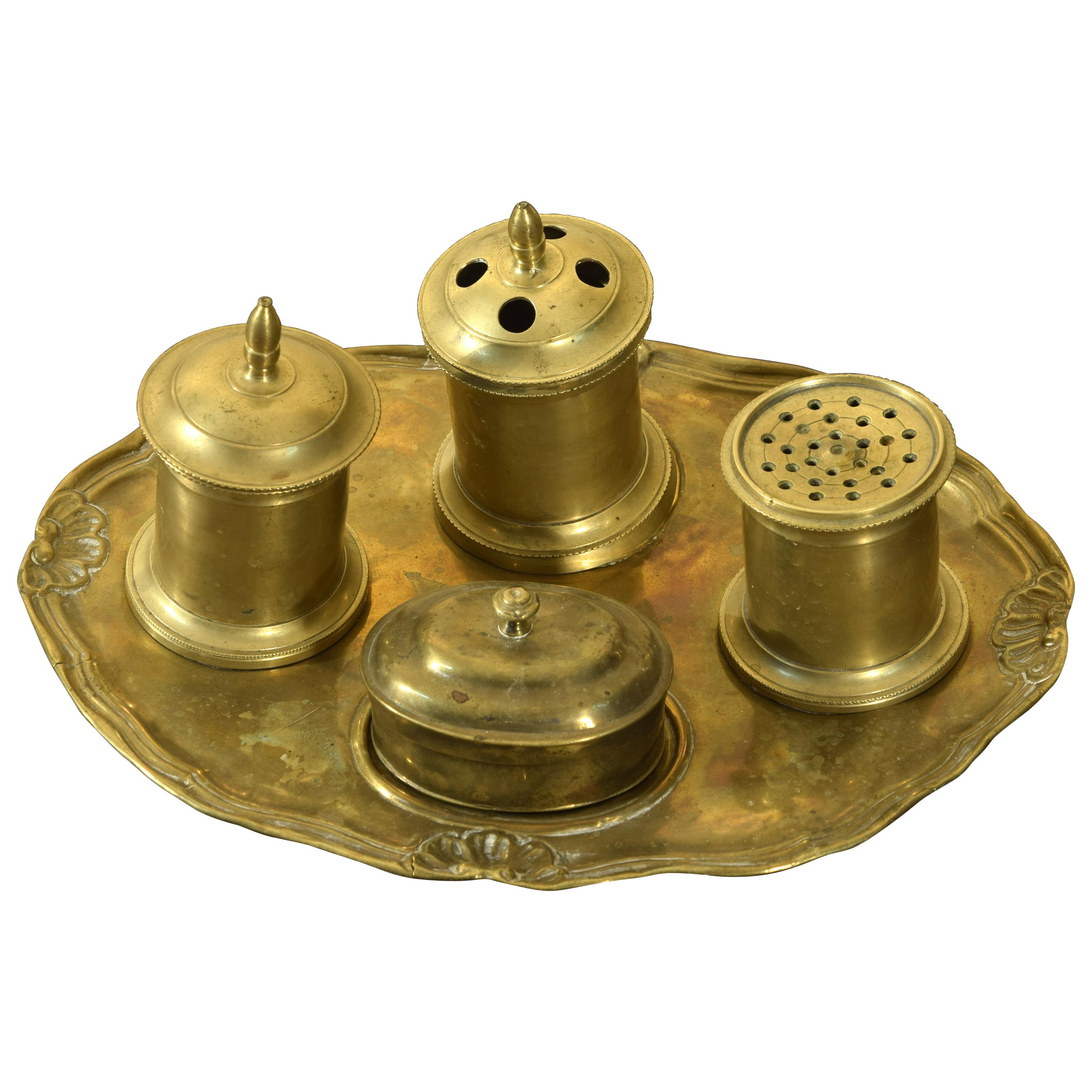 Bronze Writing Set, 19th Century For Sale at 1stDibs