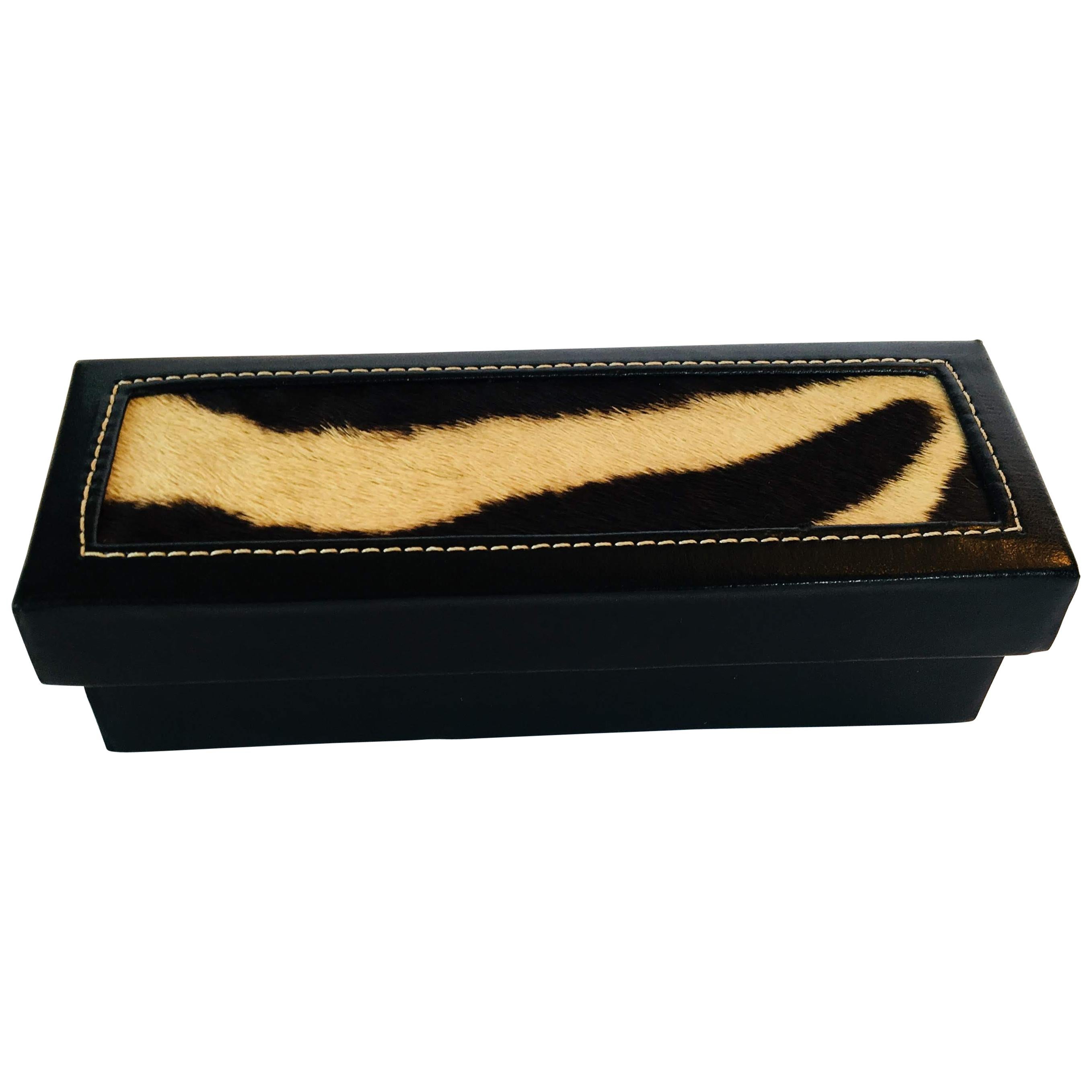 Rectangular African Box with Lid at 1stDibs