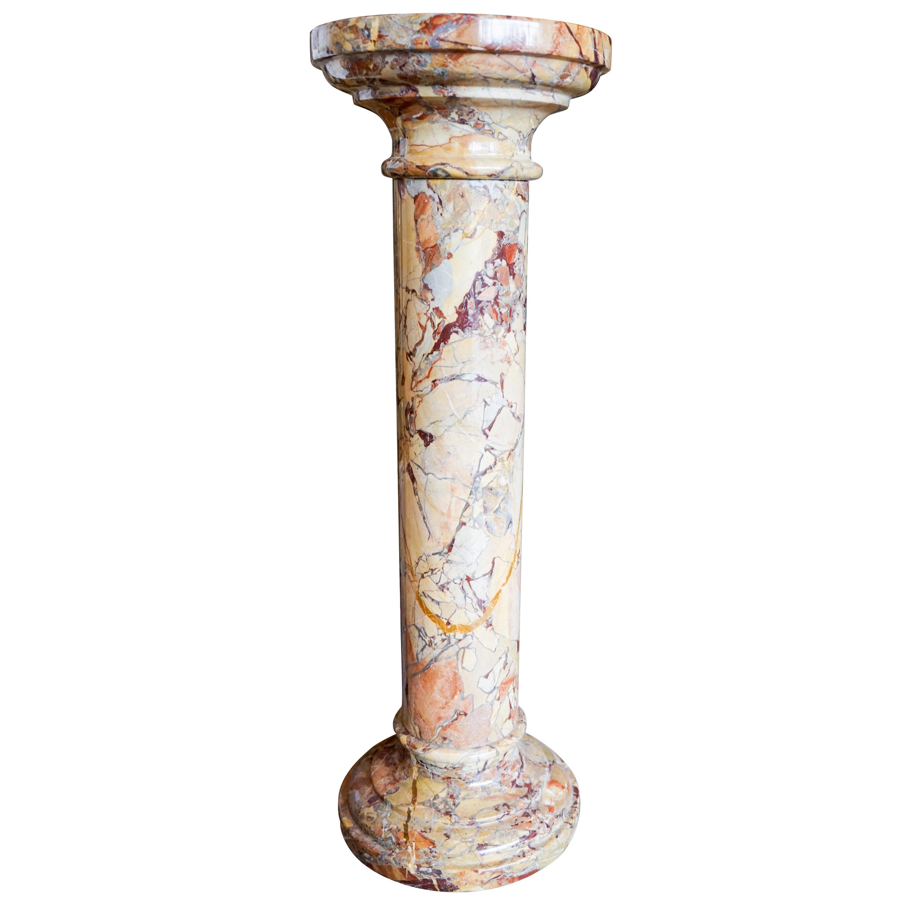 19th Century Italian Marble Column Pedestal at 1stDibs | italian column