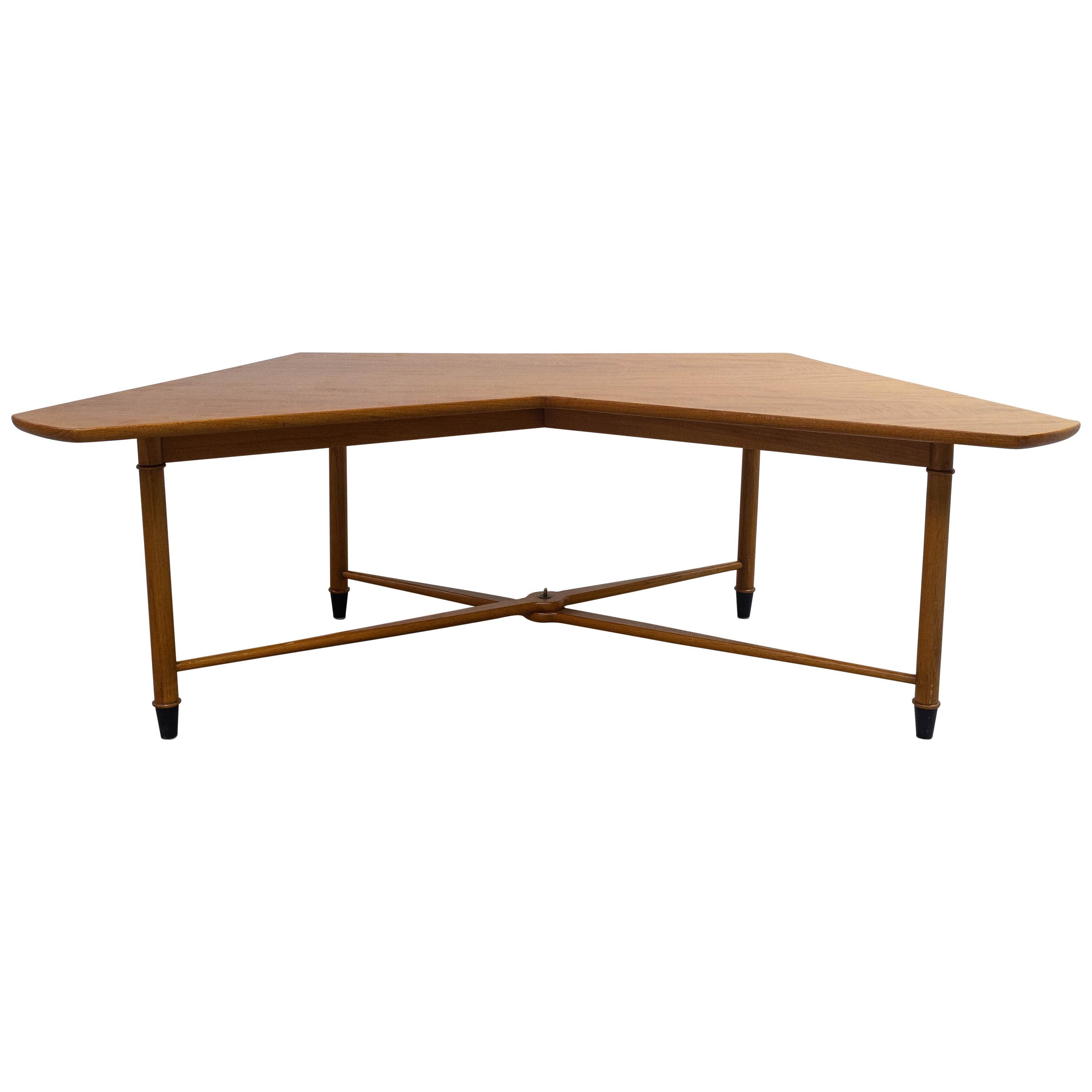Midcentury One of a Kind "Butterfly" Desk by Alf Sture for Hiort and ...